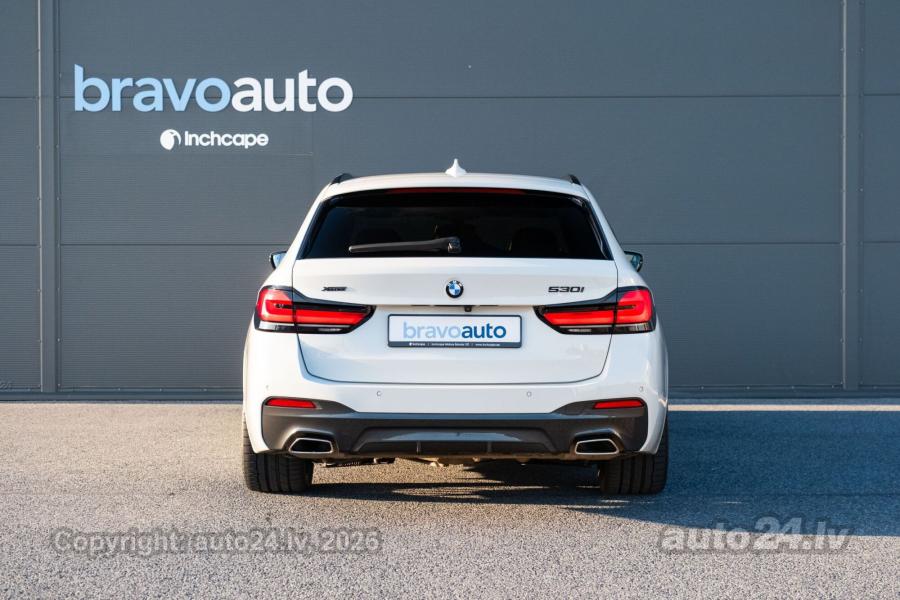White BMW 5 Series 2022 in Tartu, with an engine capacity of 2.00 L and mileage of 69 thousand km for 36900 €, photo 15 on AUTOMOTO.COM.LV