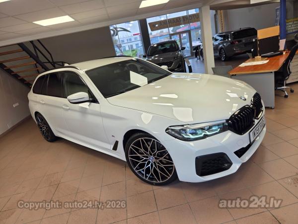 White BMW 5 Series 2023 in Tartu, with an engine capacity of 2.00 L and mileage of 195 thousand km for 25690 €, photo 3 on AUTOMOTO.COM.LV