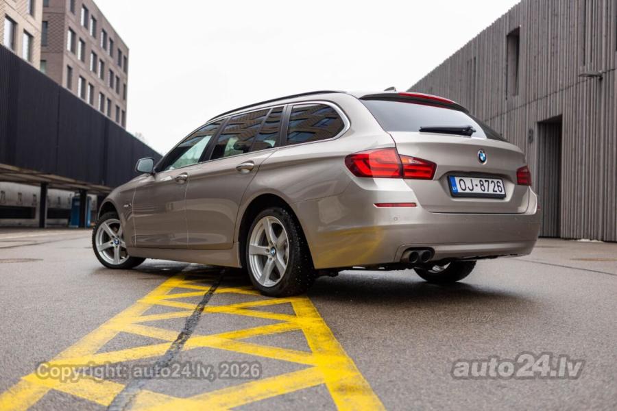 Yellow BMW 5 Series 2012 in Riga, with an engine capacity of 2.00 L and mileage of 319 thousand km for 8300 €, photo 3 on AUTOMOTO.COM.LV