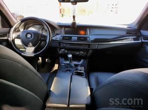 Black BMW 518 2014 in Riga, with an engine capacity of 2.00 L and mileage of 201 thousand km for 10800 €, photo 6 on AUTOMOTO.COM.LV