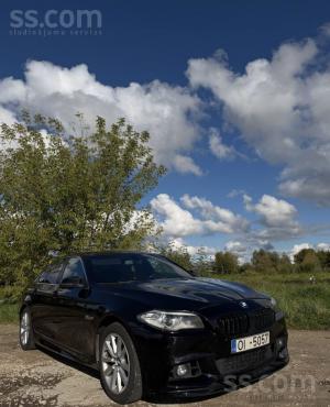 Melns BMW 518 2015 Rīga, ar dzinēja tilpumu 2.00 L un nobraukumu 294 tūkst. km par 11800 €, foto  vietnē AUTOMOTO.COM.LV