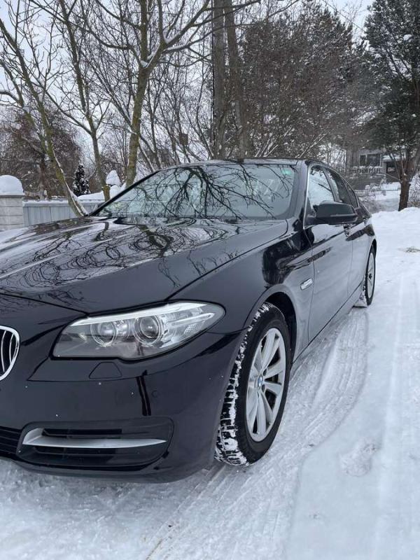 Black BMW 518 2016 in Raseiniai, with an engine capacity of 2.00 L and mileage of 230 thousand km for 10900 €, photo 3 on AUTOMOTO.COM.LV