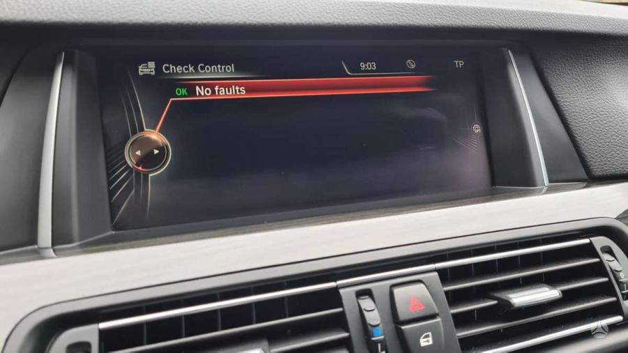 Black BMW 518 2016 in Vilnius, with an engine capacity of 2.00 L and mileage of 307 thousand km for 11500 €, photo 14 on AUTOMOTO.COM.LV