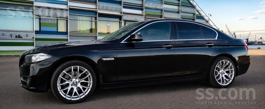 Melns BMW 518 2016 Ventspils, ar dzinēja tilpumu 2.00 L un nobraukumu 106 tūkst. km par 16000 €, foto 1 vietnē AUTOMOTO.COM.LV