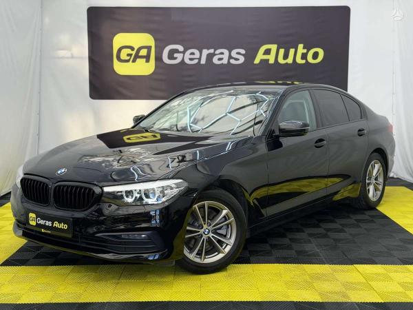 Melns BMW 518 2019 Viļņa, ar dzinēja tilpumu 2.00 L un nobraukumu 338 tūkst. km par 14950 €, foto 1 vietnē AUTOMOTO.COM.LV