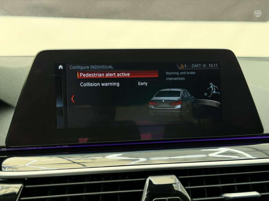 Black BMW 518 2019 in Vilnius, with an engine capacity of 2.00 L and mileage of 338 thousand km for 14950 €, photo 24 on AUTOMOTO.COM.LV