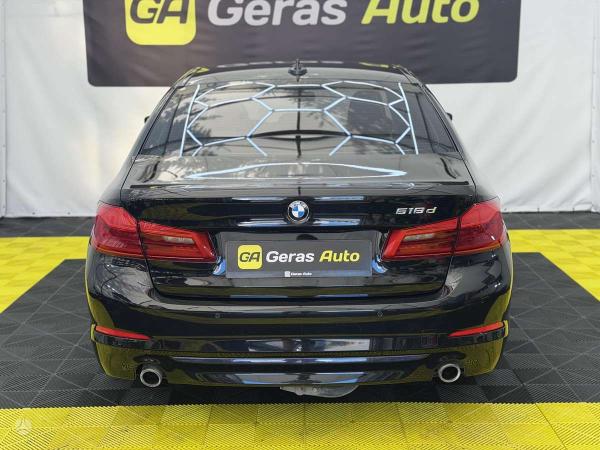 Melns BMW 518 2019 Viļņa, ar dzinēja tilpumu 2.00 L un nobraukumu 338 tūkst. km par 14500 €, foto 6 vietnē AUTOMOTO.COM.LV