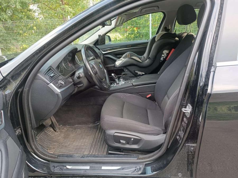 Melns BMW 518 2013 Šauļi, ar dzinēja tilpumu 2.00 L un nobraukumu 372 tūkst. km par 6700 €, foto 14 vietnē AUTOMOTO.COM.LV