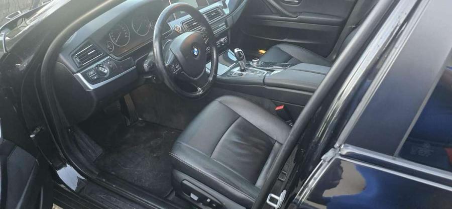 Black BMW 518 2013 in Kaisiadorys, with an engine capacity of 2.00 L and mileage of 297 thousand km for 7300 €, photo 6 on AUTOMOTO.COM.LV