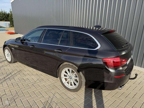 Melns BMW 518 2015 Viļņa, ar dzinēja tilpumu 2.00 L un nobraukumu 309 tūkst. km par 9400 €, foto 5 vietnē AUTOMOTO.COM.LV