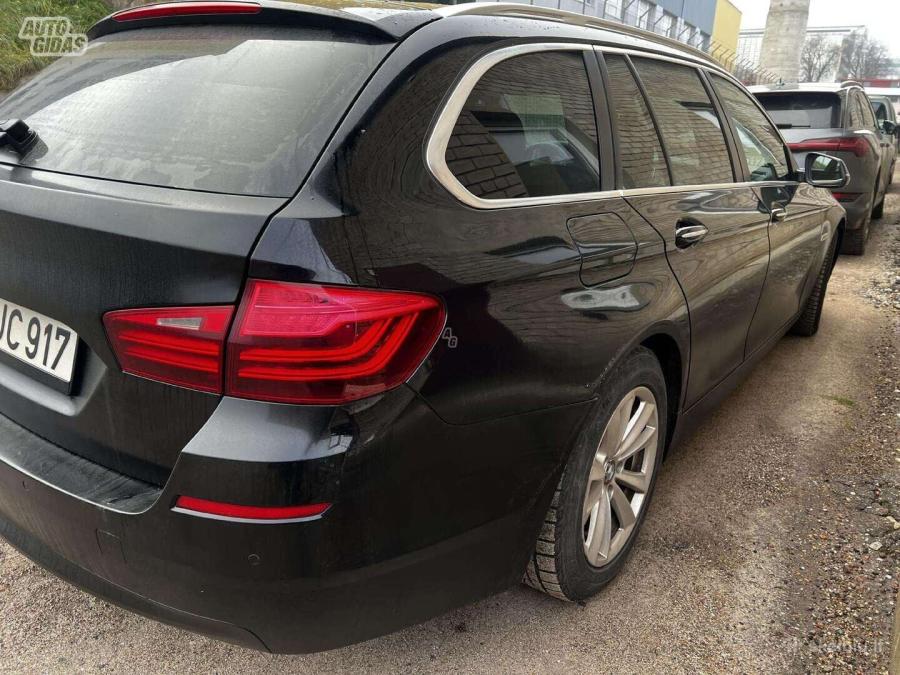 Black BMW 518 2016 in Kretinga, with an engine capacity of 2.00 L and mileage of 290 thousand km for 7900 €, photo 12 on AUTOMOTO.COM.LV