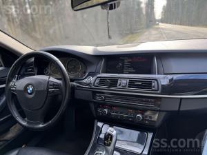 Black BMW 518 2016 in Riga, with an engine capacity of 2.00 L and mileage of 183 thousand km for 12900 €, photo 5 on AUTOMOTO.COM.LV