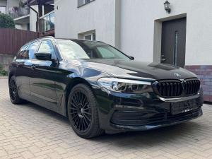 Black BMW 518 2019 in Kaunas, with an engine capacity of 2.00 L and mileage of 209 thousand km for 16950 €, photo  on AUTOMOTO.COM.LV
