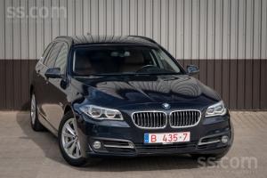 Синий БМВ 518 2014 в Талси, объемом двигателя 2.00 л и пробегом 205 тыс. км за 10950 €, фото  на AUTOMOTO.COM.LV