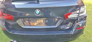 Blue BMW 518 2016 in Panevezys, with an engine capacity of 2.00 L and mileage of 220 thousand km for 8150 €, photo 16 on AUTOMOTO.COM.LV