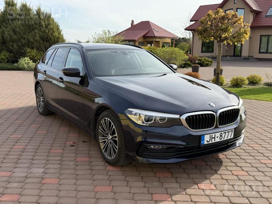Blue BMW 518 2020 in Bauska, with an engine capacity of 2.00 L and mileage of 157 thousand km for 15200 €, photo 10 on AUTOMOTO.COM.LV
