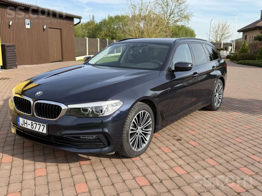 Blue BMW 518 2020 in Bauska, with an engine capacity of 2.00 L and mileage of 157 thousand km for 15200 €, photo 11 on AUTOMOTO.COM.LV