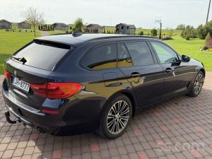 Blue BMW 518 2020 in Bauska, with an engine capacity of 2.00 L and mileage of 157 thousand km for 15200 €, photo 13 on AUTOMOTO.COM.LV