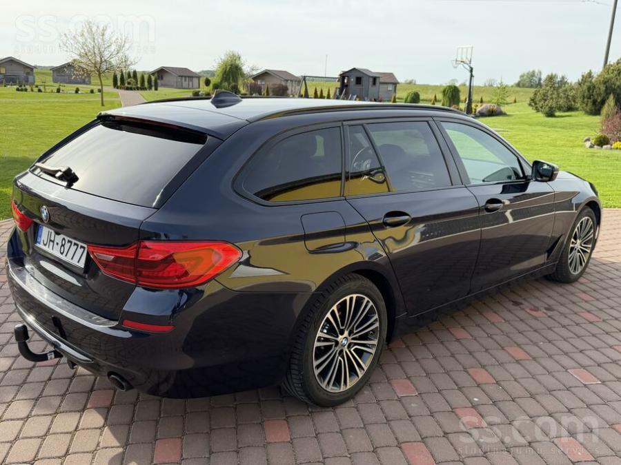 Blue BMW 518 2020 in Bauska, with an engine capacity of 2.00 L and mileage of 157 thousand km for 15200 €, photo 13 on AUTOMOTO.COM.LV