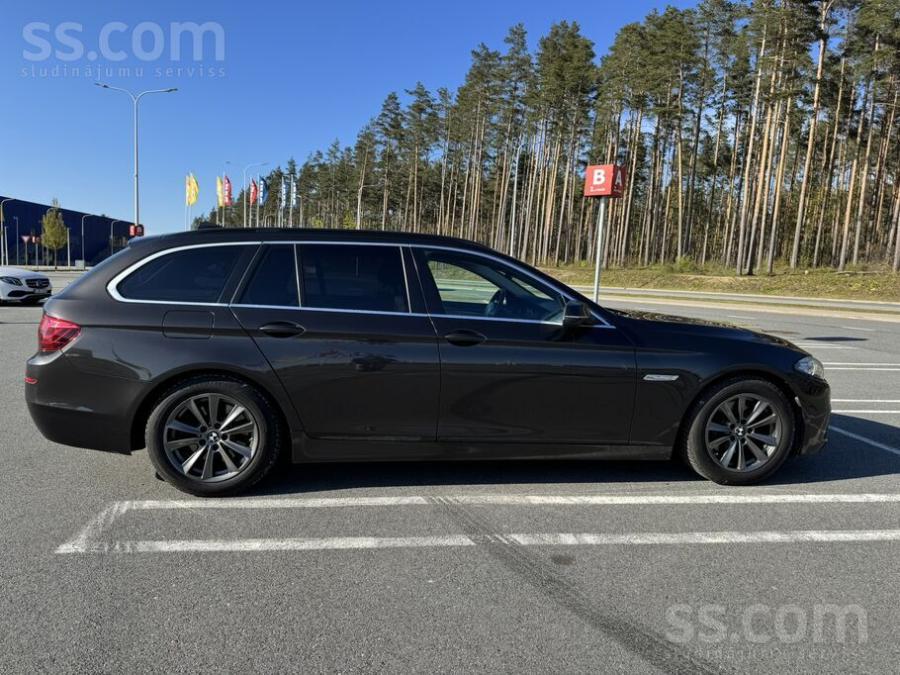 Brown BMW 518 2013 in Riga, with an engine capacity of 2.00 L and mileage of 355 thousand km for 6750 €, photo 3 on AUTOMOTO.COM.LV