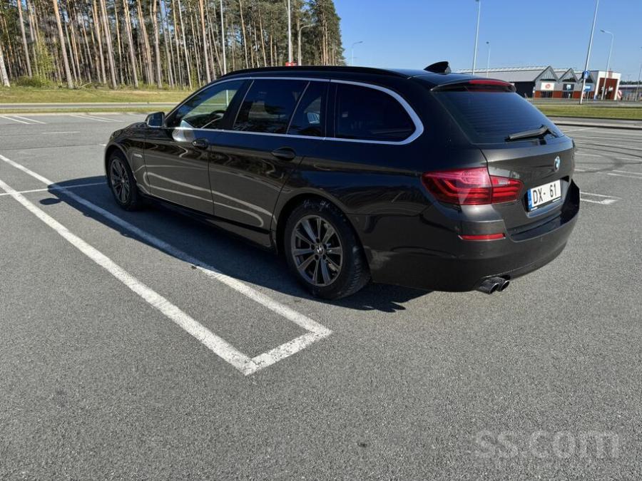 Brown BMW 518 2013 in Riga, with an engine capacity of 2.00 L and mileage of 355 thousand km for 6750 €, photo 5 on AUTOMOTO.COM.LV