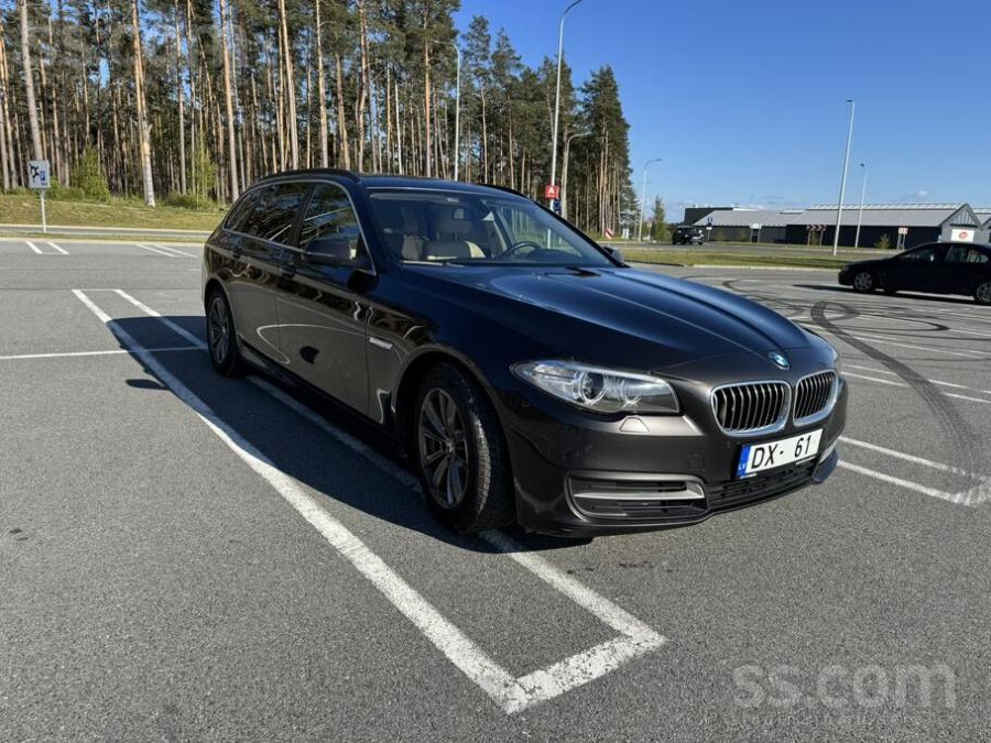 Brown BMW 518 2013 in Riga, with an engine capacity of 2.00 L and mileage of 355 thousand km for 6750 €, photo 7 on AUTOMOTO.COM.LV