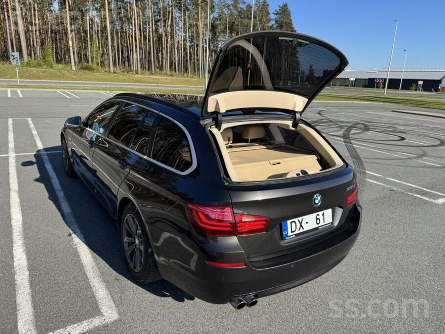 Brown BMW 518 2013 in Riga, with an engine capacity of 2.00 L and mileage of 355 thousand km for 6750 €, photo 9 on AUTOMOTO.COM.LV