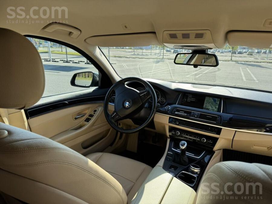Brown BMW 518 2013 in Riga, with an engine capacity of 2.00 L and mileage of 355 thousand km for 6750 €, photo 12 on AUTOMOTO.COM.LV