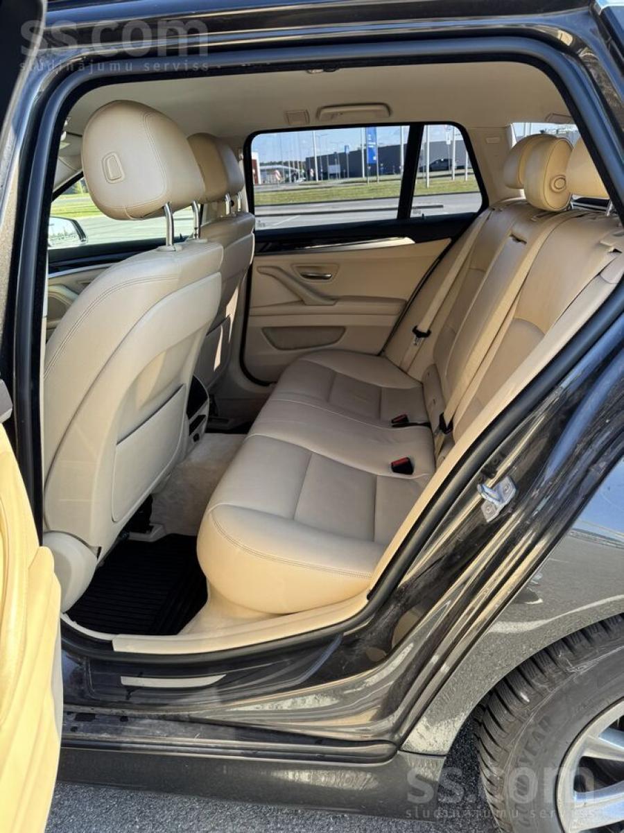 Brown BMW 518 2013 in Riga, with an engine capacity of 2.00 L and mileage of 355 thousand km for 6750 €, photo 17 on AUTOMOTO.COM.LV
