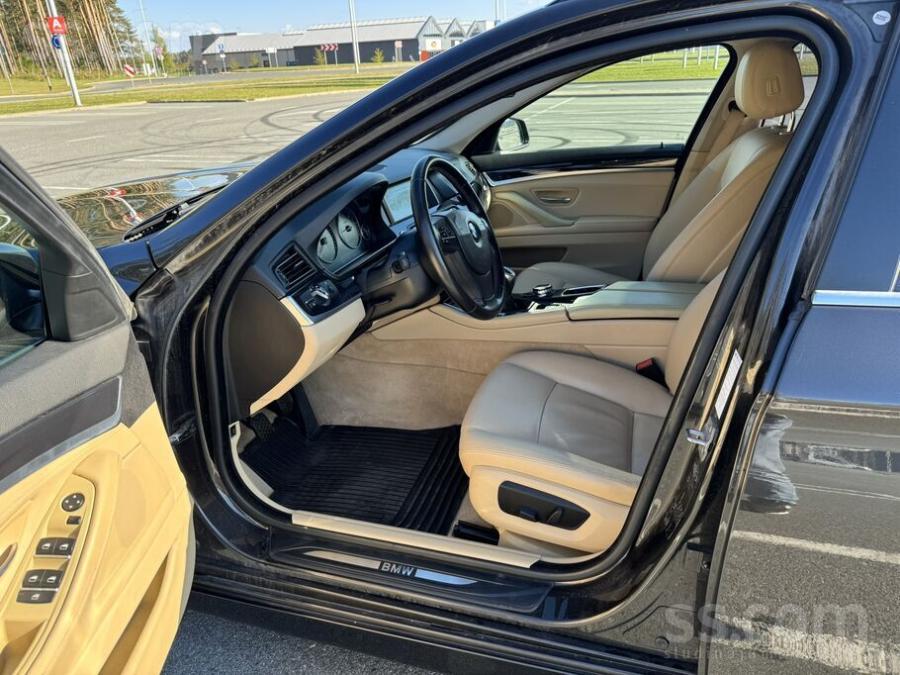 Brown BMW 518 2013 in Riga, with an engine capacity of 2.00 L and mileage of 355 thousand km for 6750 €, photo 19 on AUTOMOTO.COM.LV