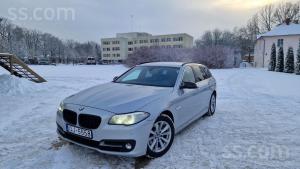 Grey BMW 518 2014 in Valmiera, with an engine capacity of 2.00 L and mileage of 220 thousand km for 10500 €, photo 4 on AUTOMOTO.COM.LV