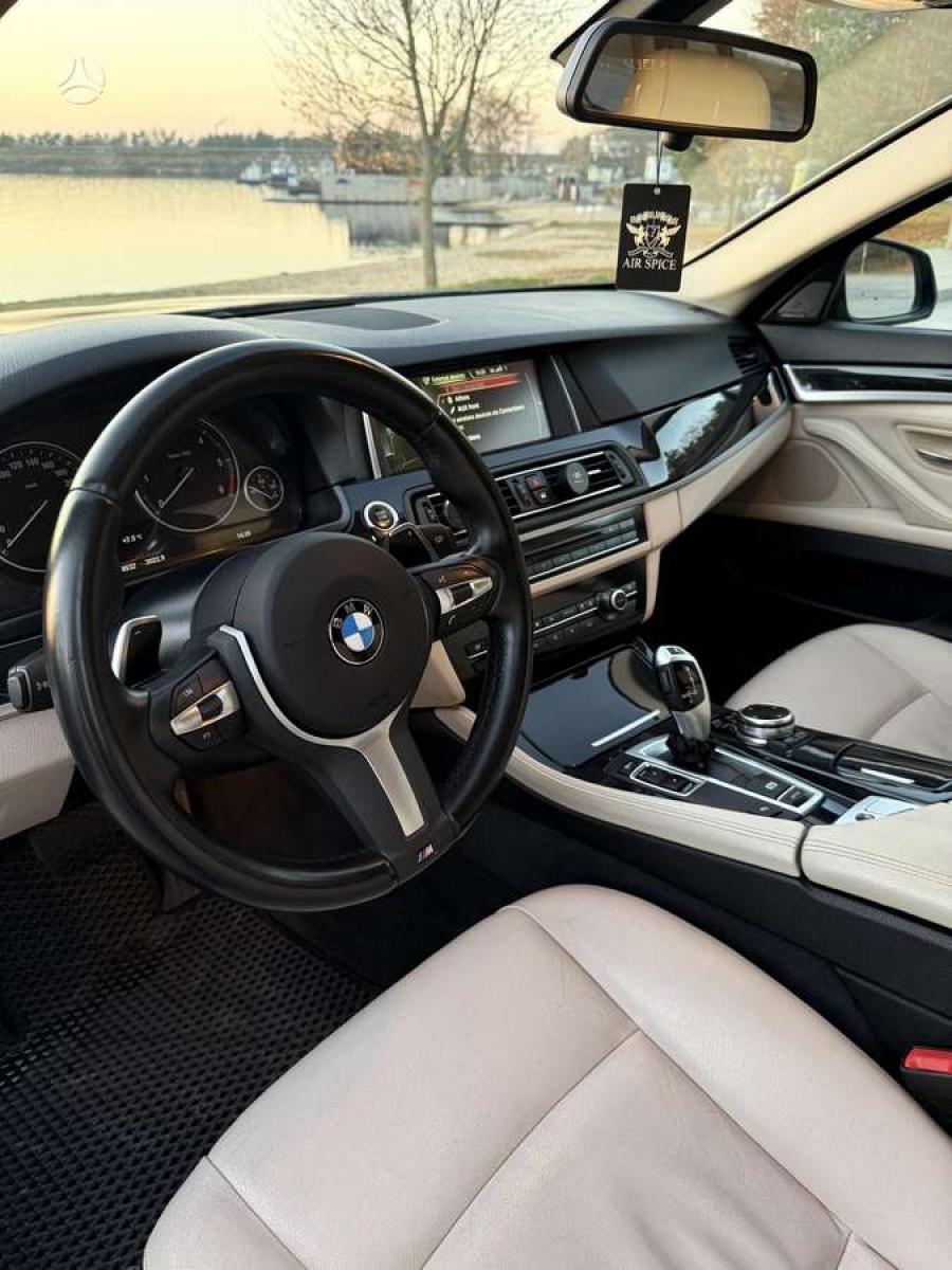 Grey BMW 518 2014 in Kaunas, with an engine capacity of 2.00 L and mileage of 296 thousand km for 11500 €, photo 3 on AUTOMOTO.COM.LV