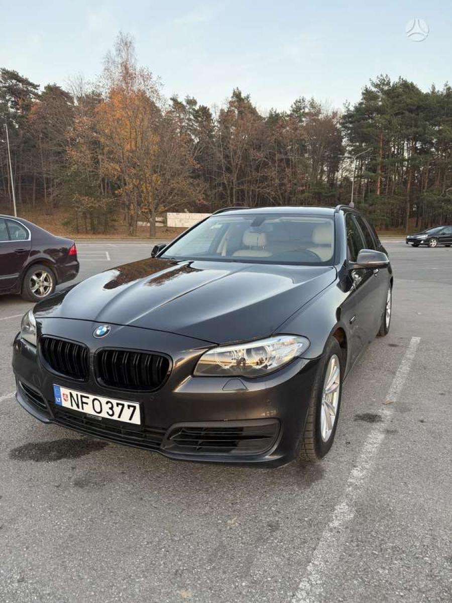 Grey BMW 518 2014 in Kaunas, with an engine capacity of 2.00 L and mileage of 296 thousand km for 11500 €, photo 5 on AUTOMOTO.COM.LV