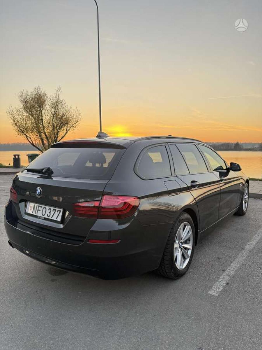 Grey BMW 518 2014 in Kaunas, with an engine capacity of 2.00 L and mileage of 296 thousand km for 11500 €, photo 8 on AUTOMOTO.COM.LV