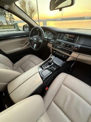 Grey BMW 518 2014 in Kaunas, with an engine capacity of 2.00 L and mileage of 296 thousand km for 11500 €, photo 10 on AUTOMOTO.COM.LV