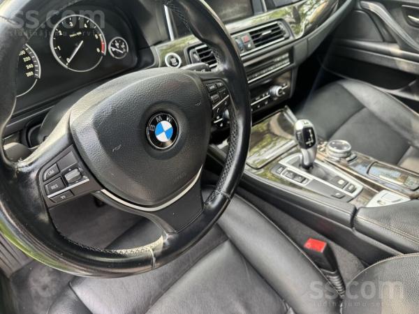 Grey BMW 518 2014 in Cesis, with an engine capacity of 2.00 L and mileage of 360 thousand km for 9900 €, photo 8 on AUTOMOTO.COM.LV