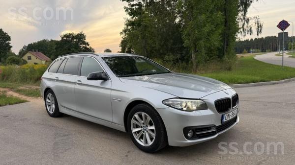 Pelēks BMW 518 2014 Valmiera, ar dzinēja tilpumu 2.00 L un nobraukumu 229 tūkst. km par 8900 €, foto 6 vietnē AUTOMOTO.COM.LV