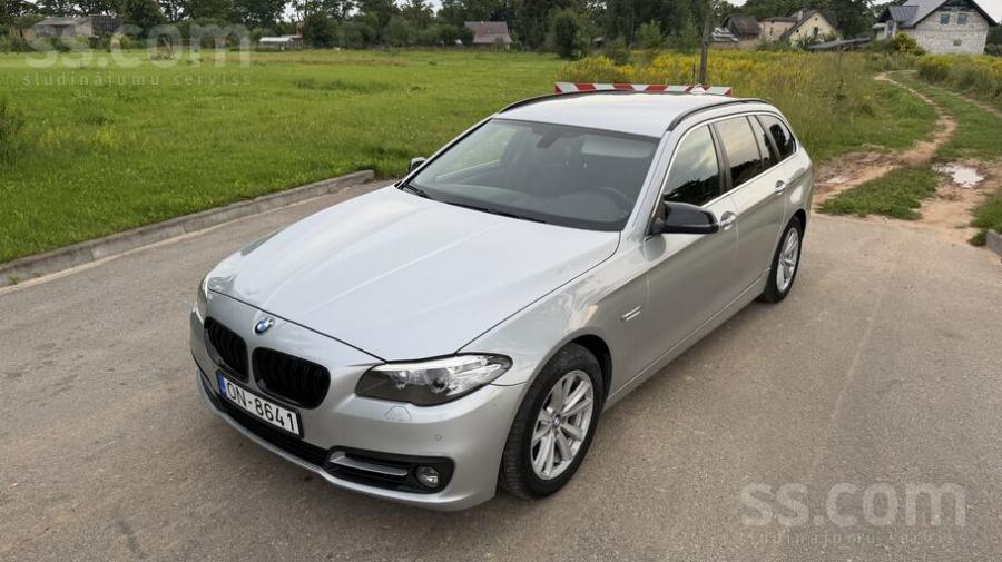 Серый БМВ 518 2014 в Валмиера, объемом двигателя 2.00 л и пробегом 229 тыс. км за 8900 €, фото 5 на AUTOMOTO.COM.LV