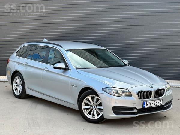 Grey BMW 518 2014 in Riga, with an engine capacity of 2.00 L and mileage of 273 thousand km for 8550 €, photo 4 on AUTOMOTO.COM.LV