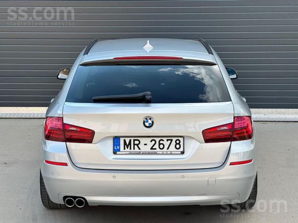 Grey BMW 518 2014 in Riga, with an engine capacity of 2.00 L and mileage of 273 thousand km for 8550 €, photo 5 on AUTOMOTO.COM.LV
