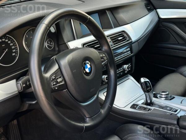 Grey BMW 518 2014 in Riga, with an engine capacity of 2.00 L and mileage of 273 thousand km for 8550 €, photo 7 on AUTOMOTO.COM.LV