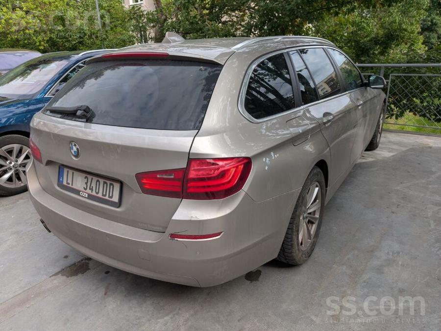 Pelēks BMW 518 2014 Tukums, ar dzinēja tilpumu 2.00 L un nobraukumu 334 tūkst. km par 5990 €, foto 1 vietnē AUTOMOTO.COM.LV
