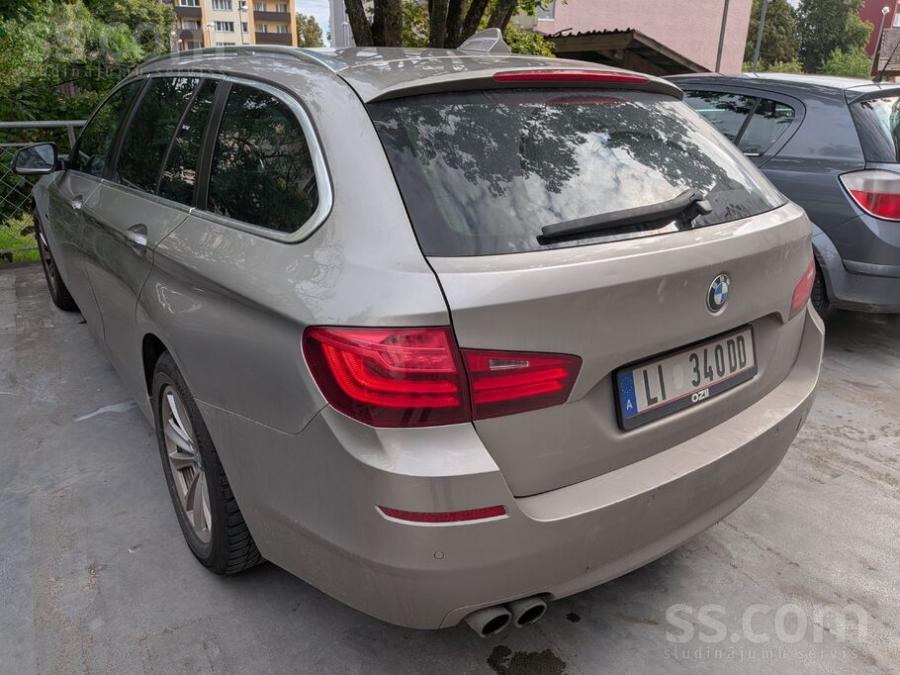 Pelēks BMW 518 2014 Tukums, ar dzinēja tilpumu 2.00 L un nobraukumu 334 tūkst. km par 5990 €, foto 3 vietnē AUTOMOTO.COM.LV