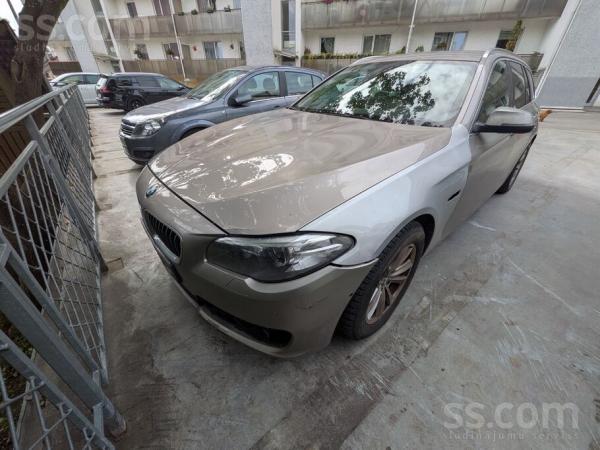 Grey BMW 518 2014 in Tukums, with an engine capacity of 2.00 L and mileage of 334 thousand km for 5990 €, photo 7 on AUTOMOTO.COM.LV