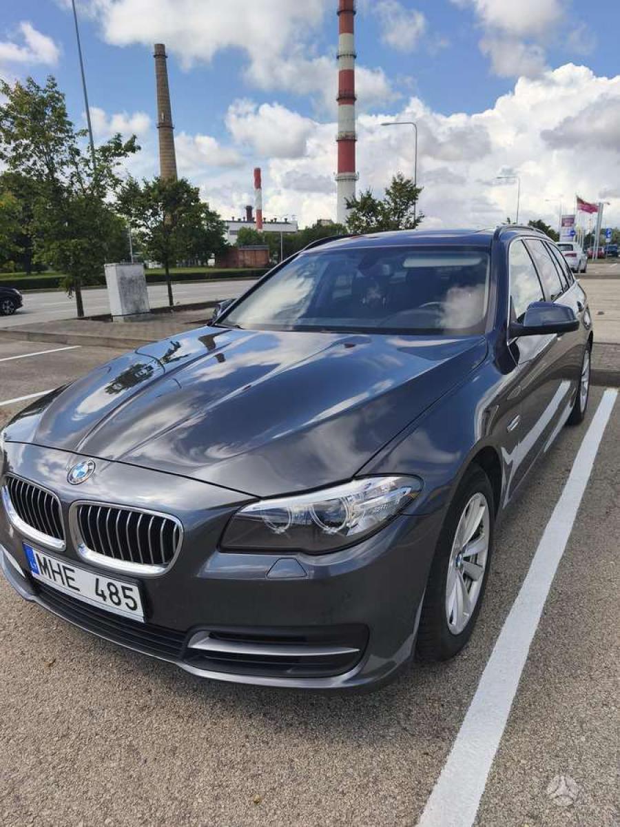 Grey BMW 518 2016 in Klaipeda, with an engine capacity of 2.00 L and mileage of 200 thousand km for 10000 €, photo 1 on AUTOMOTO.COM.LV