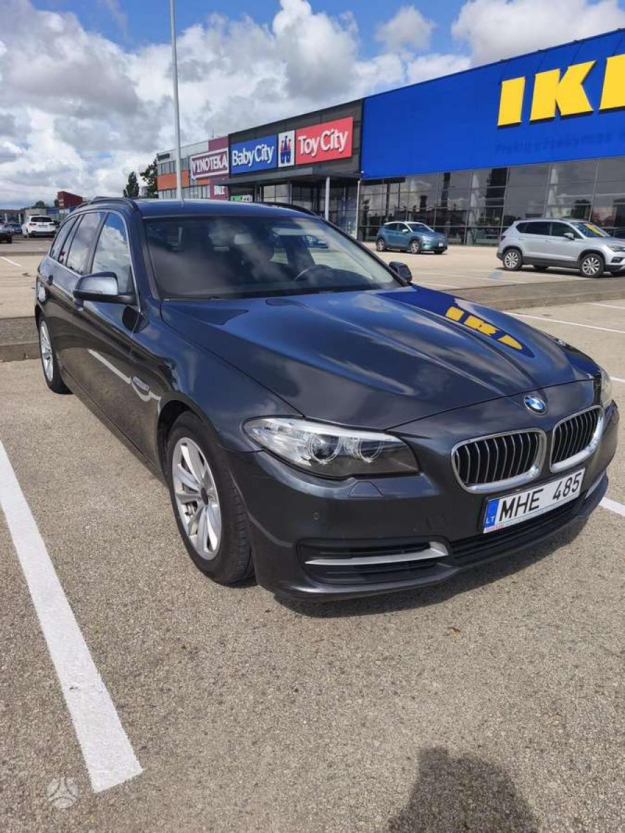 Grey BMW 518 2016 in Klaipeda, with an engine capacity of 2.00 L and mileage of 200 thousand km for 10000 €, photo 3 on AUTOMOTO.COM.LV