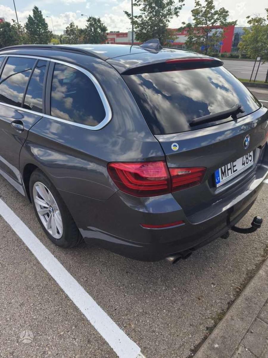 Grey BMW 518 2016 in Klaipeda, with an engine capacity of 2.00 L and mileage of 200 thousand km for 10000 €, photo 6 on AUTOMOTO.COM.LV