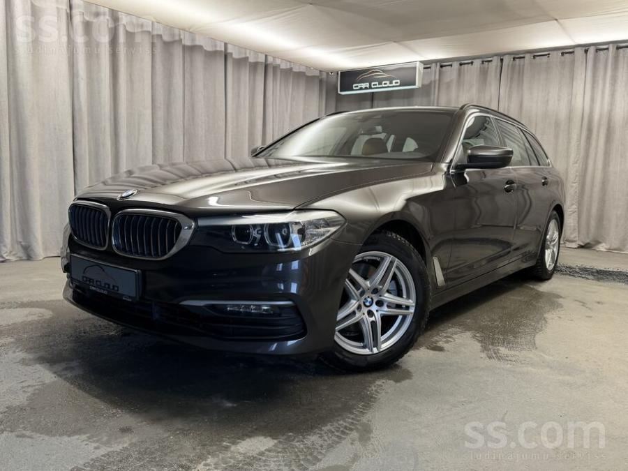 Grey BMW 518 2018 in Riga, with an engine capacity of 2.00 L and mileage of 191 thousand km for 15990 €, photo 1 on AUTOMOTO.COM.LV