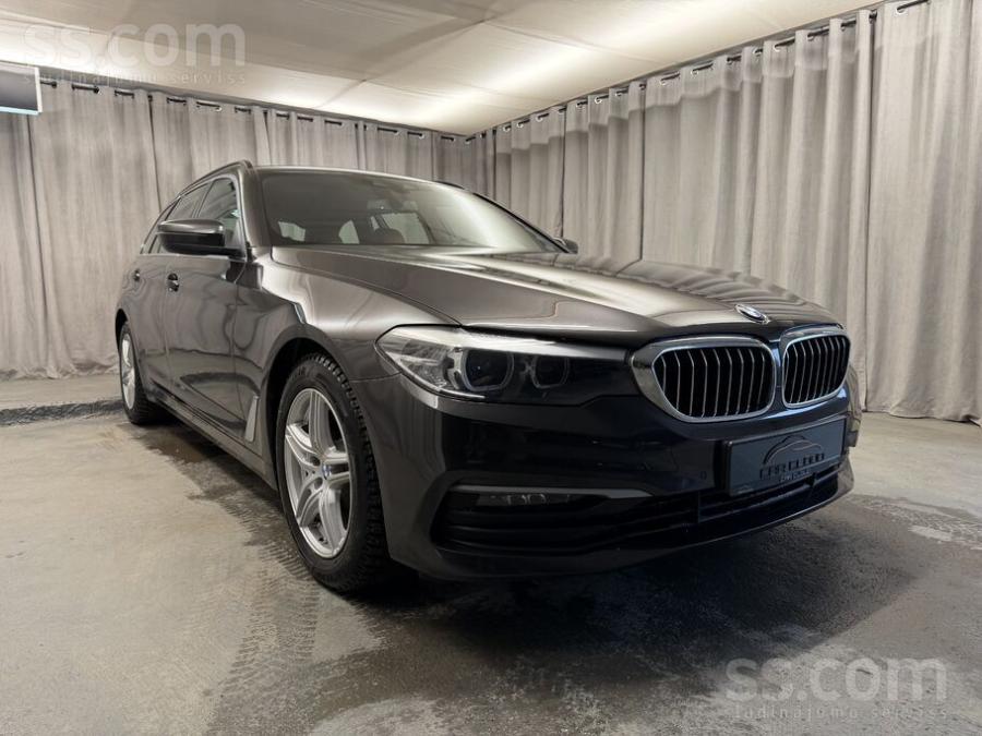 Grey BMW 518 2018 in Riga, with an engine capacity of 2.00 L and mileage of 191 thousand km for 15990 €, photo 3 on AUTOMOTO.COM.LV