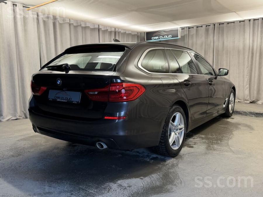 Grey BMW 518 2018 in Riga, with an engine capacity of 2.00 L and mileage of 191 thousand km for 15990 €, photo 6 on AUTOMOTO.COM.LV